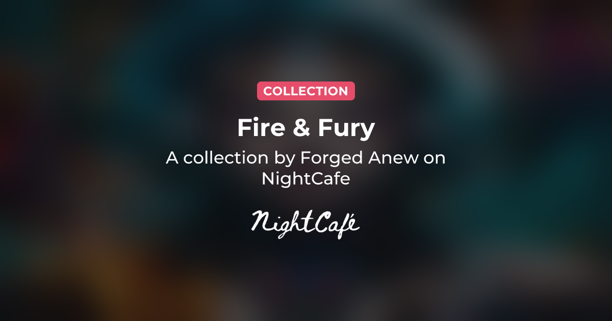 Fire & Fury - Collection of AI Generated Art by Forged Anew - NightCafe Creator