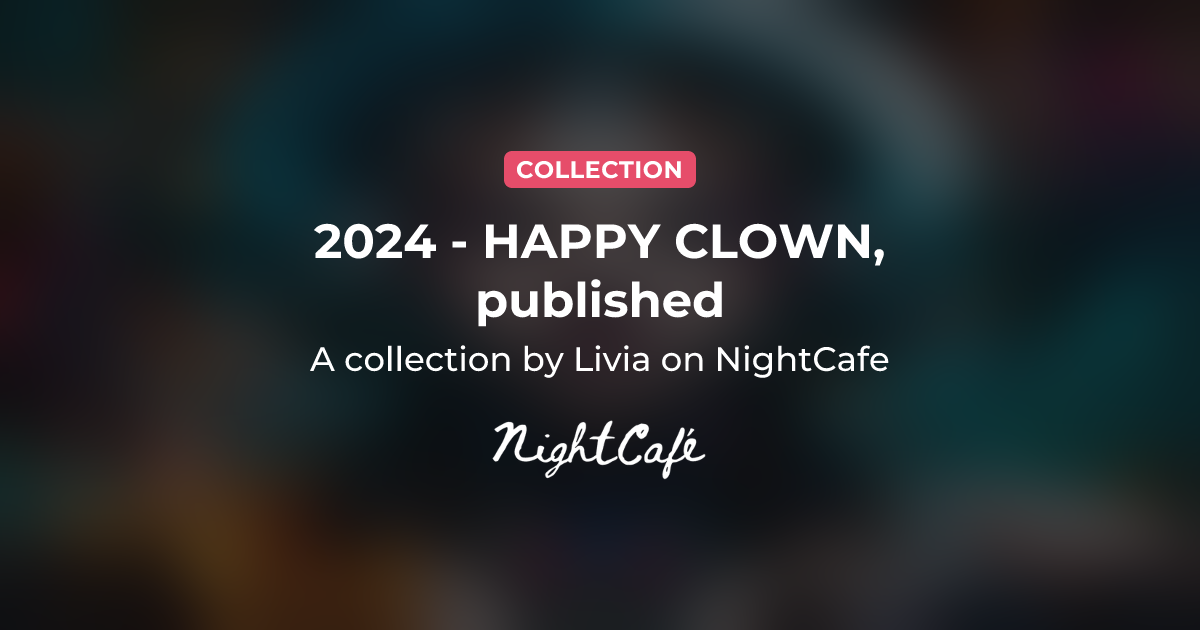 2024 - HAPPY CLOWN, published - Collection of AI Generated Art by Livia ...