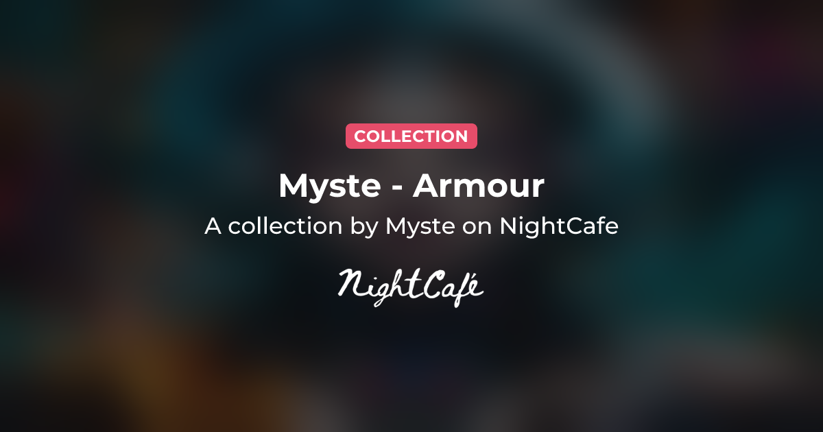 Myste - Armour - Collection of AI Generated Art by Myste - NightCafe ...