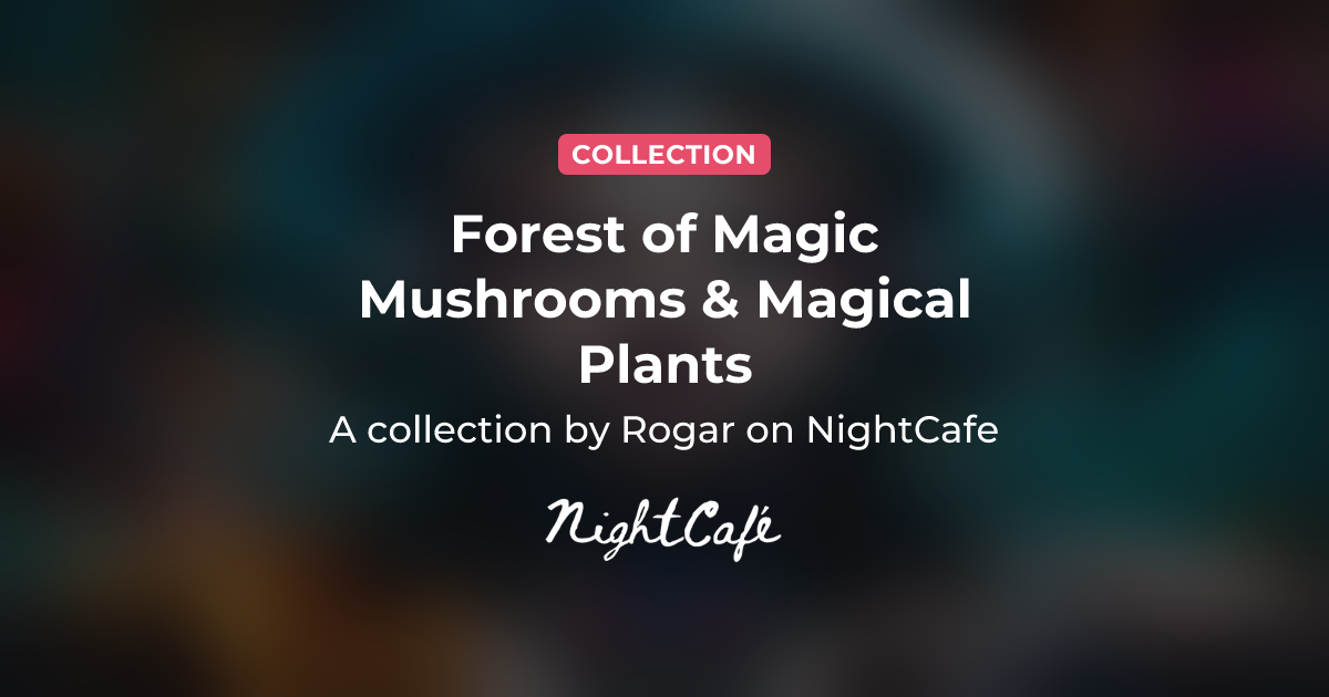 Forest of Magic Mushrooms & Magical Plants - Collection of AI Generated ...