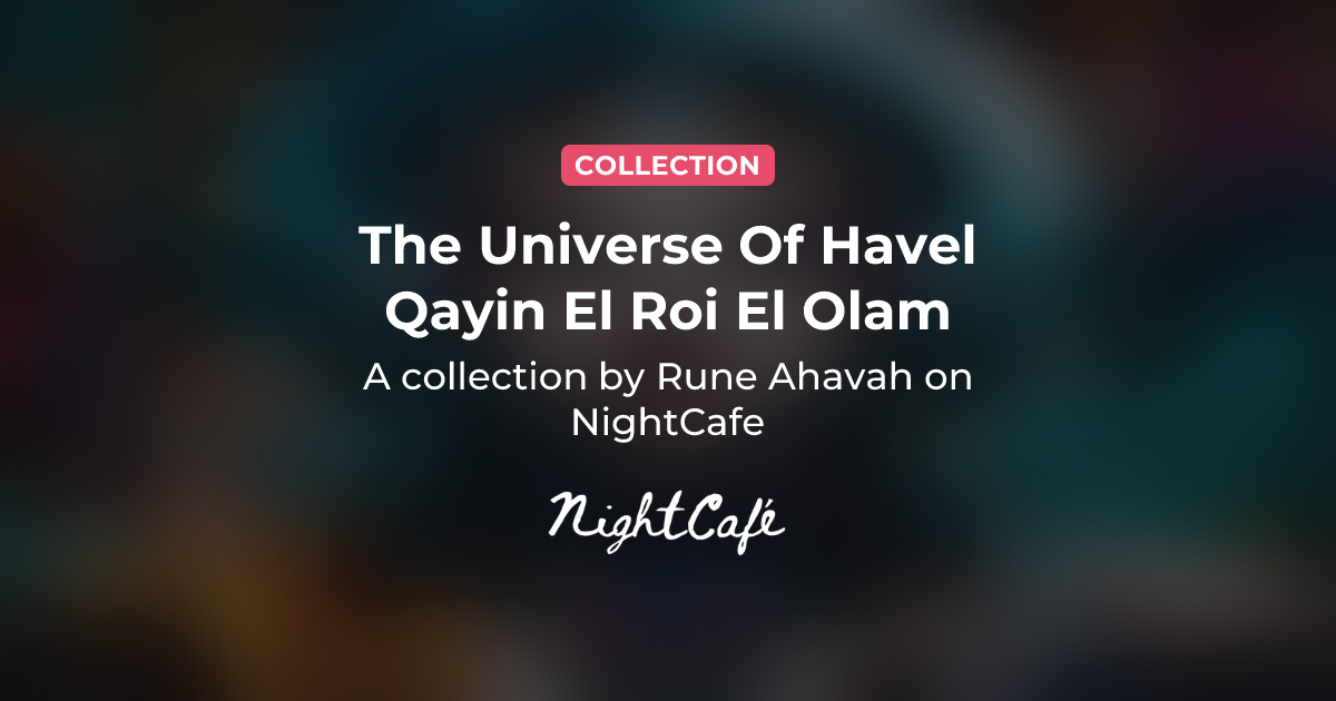 The Universe Of Havel Qayin El Roi El Olam - Collection of AI Generated ...