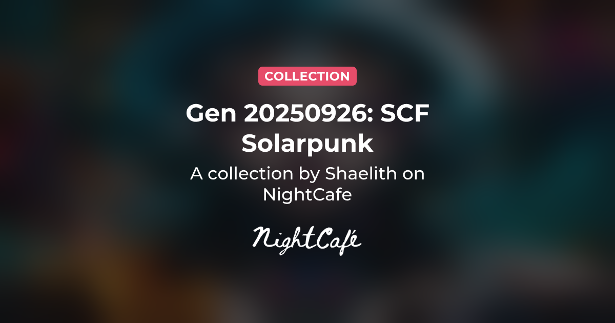 Gen 20250926: SCF Solarpunk - Collection of AI Generated Art by ...