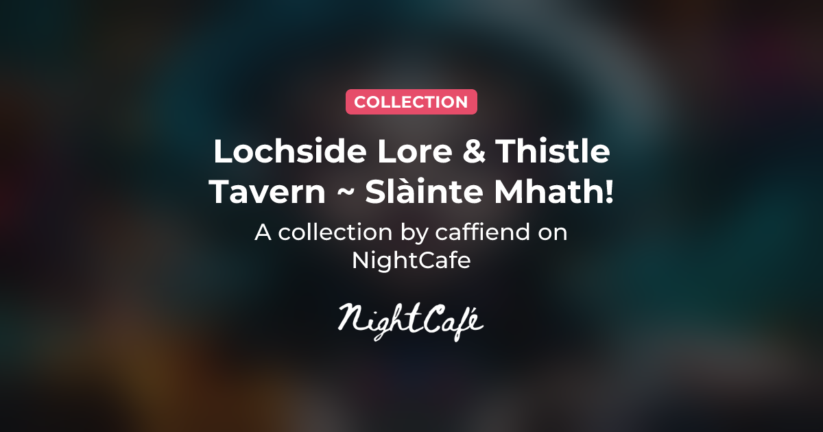 Lochside Lore & Thistle Tavern ~ Slàinte Mhath! - Collection of AI ...