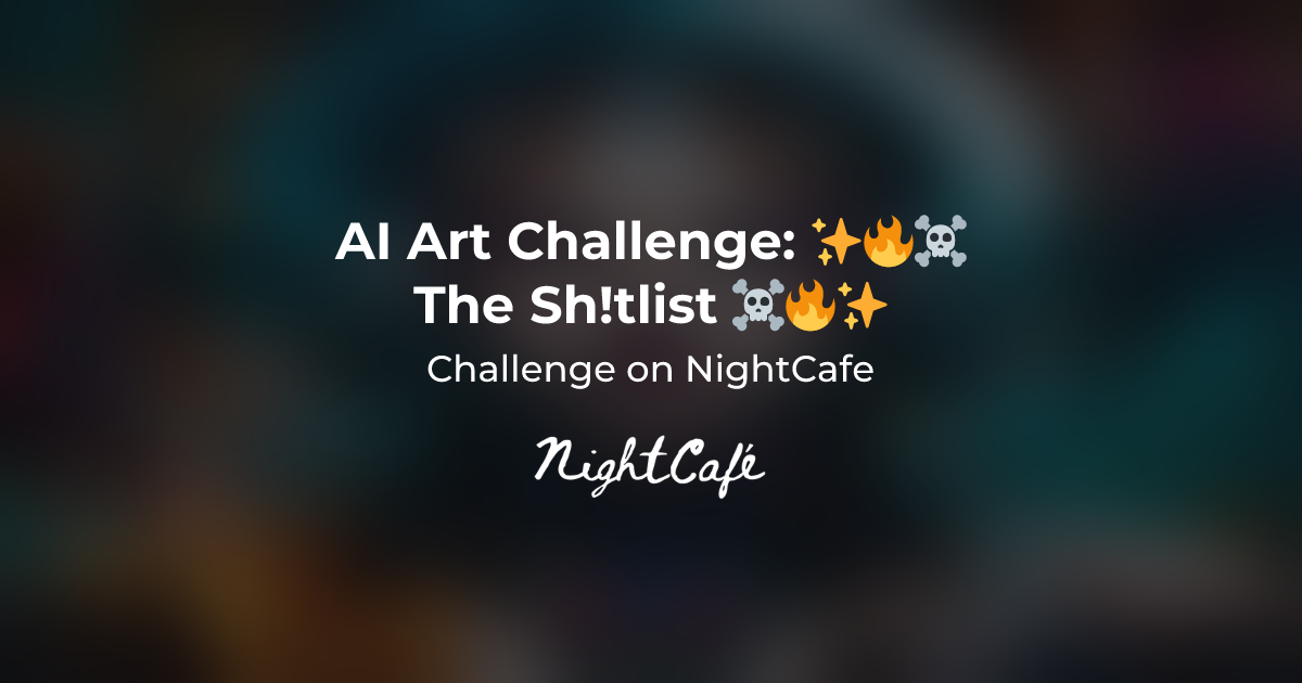 Challenge Results for ️🔥☠️ The Sh!tlist ☠️🔥 ️ - NightCafe