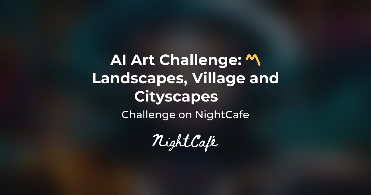 Challenge Results for 〽️ Landscapes, Village and Cityscapes 🩵 - NightCafe