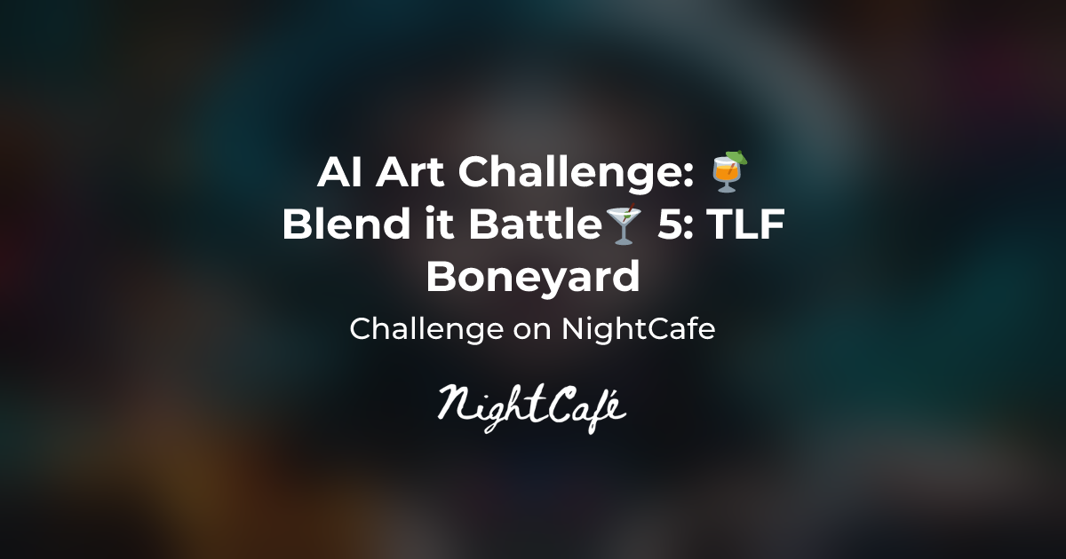 Challenge Results for 🍹Blend it Battle🍸 5: TLF Boneyard - NightCafe