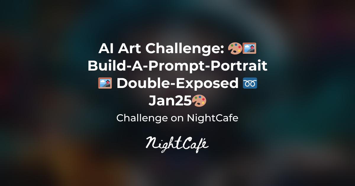 Challenge Results for 🎨🖼️ Build-A-Prompt-Portrait 🖼️ Double-Exposed ➿ ...