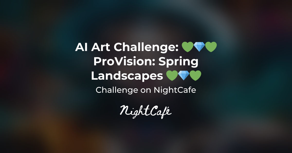 Challenge Results for 💚💎💚 ProVision: Spring Landscapes 💚💎💚 - NightCafe