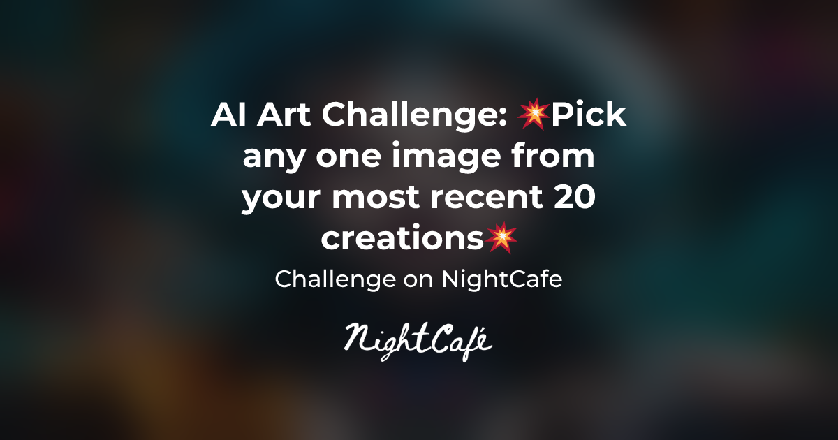 Challenge Results for 💥Pick any one image from your most recent 20 ...