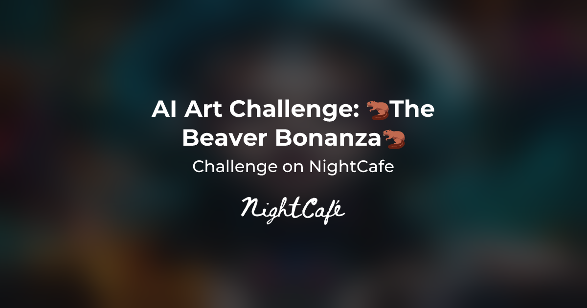 Challenge Results for 🦫The Beaver Bonanza🦫 - NightCafe Creator