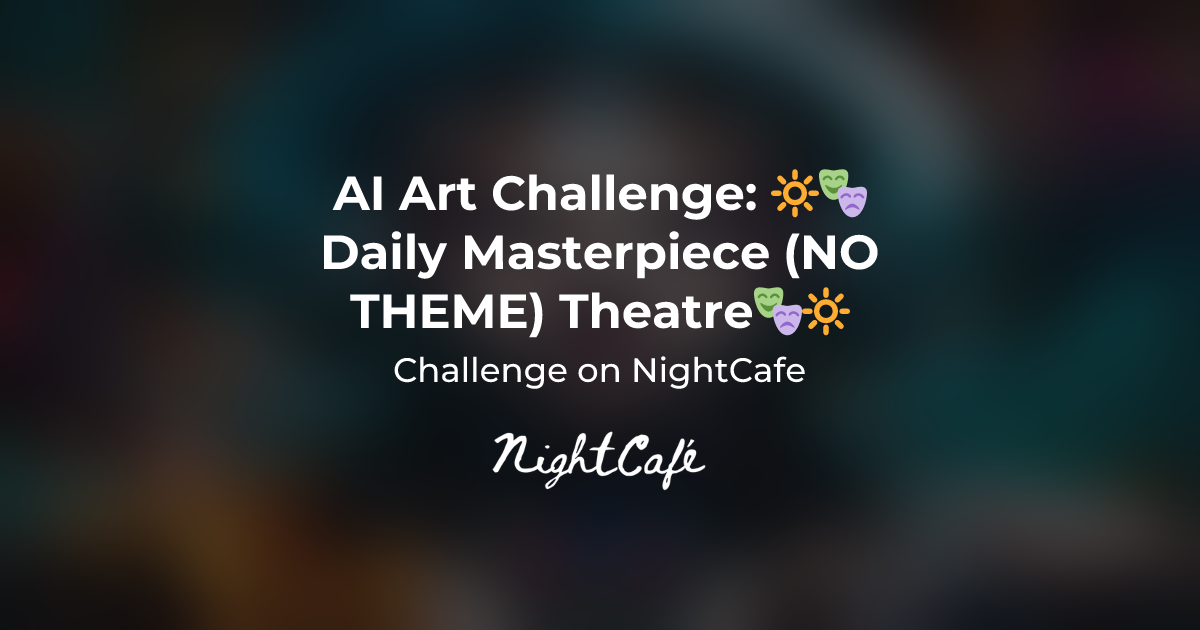 Challenge Results for 🔆🎭Daily Masterpiece (NO THEME) Theatre🎭🔆 - NightCafe