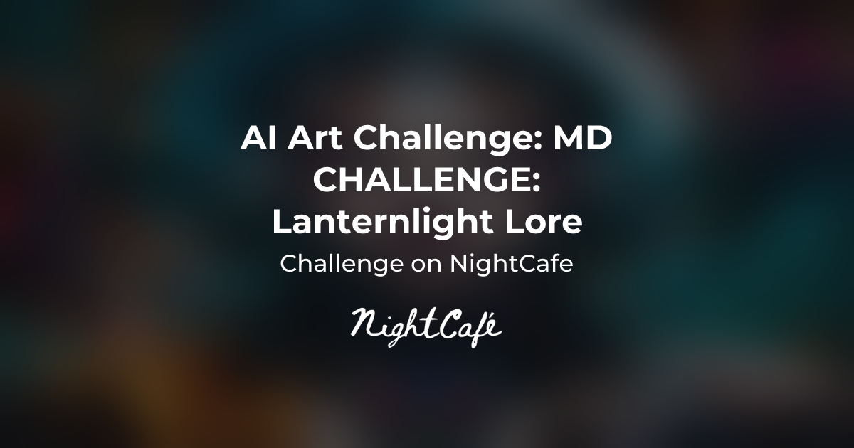 Challenge Results for MD CHALLENGE: Lanternlight Lore - NightCafe