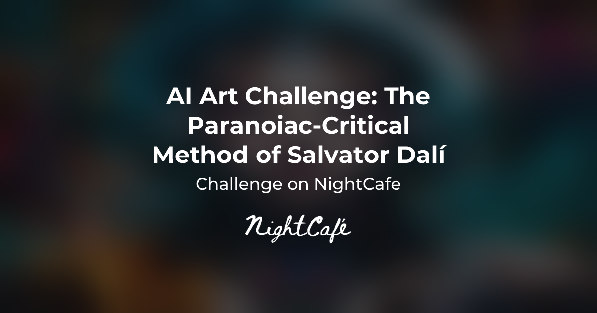 Challenge Results for The Paranoiac-Critical Method of Salvator Dalí ...