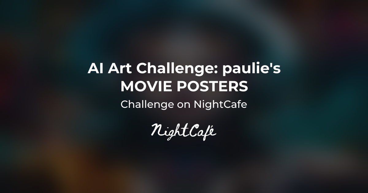 Challenge Results for paulie's MOVIE POSTERS - NightCafe