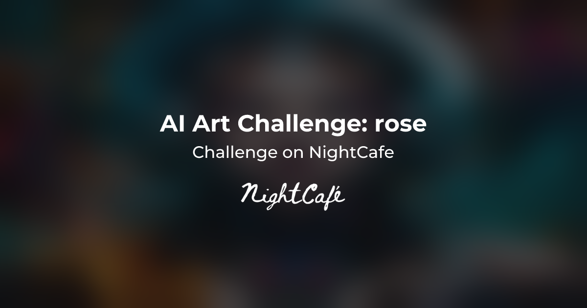 Challenge Results for rose - NightCafe