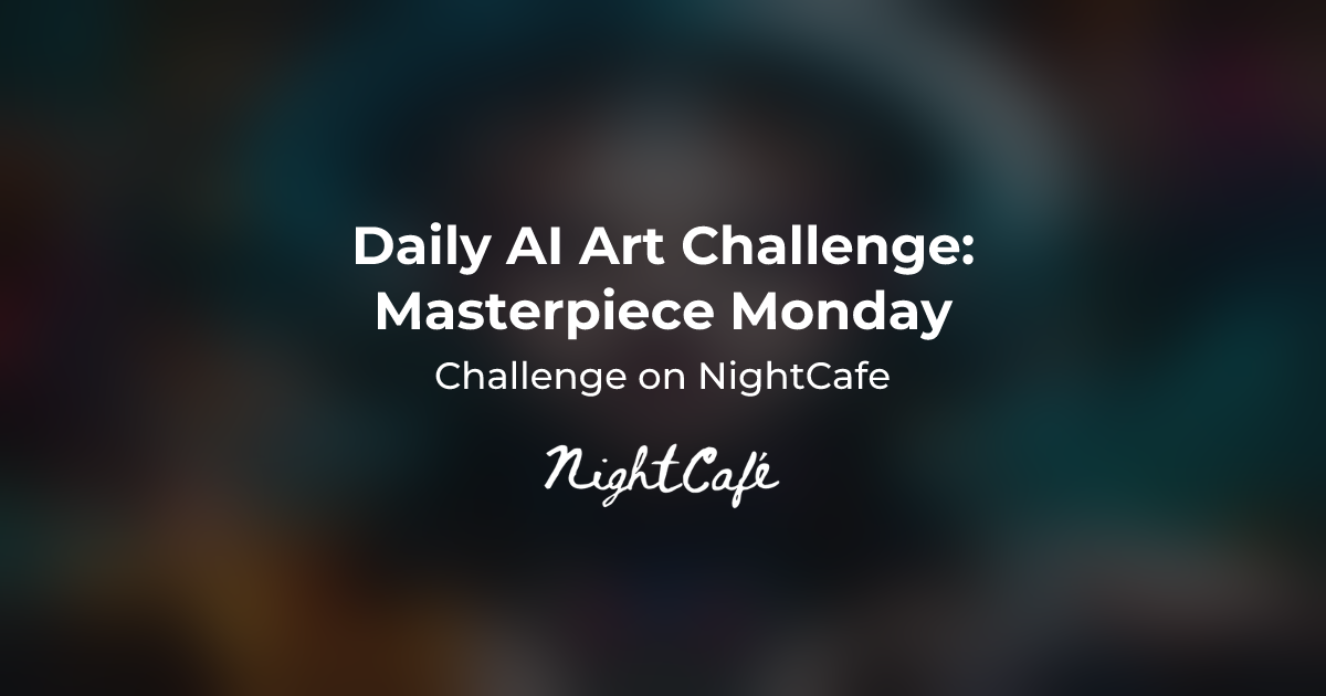 Challenge Results for Masterpiece Monday - NightCafe
