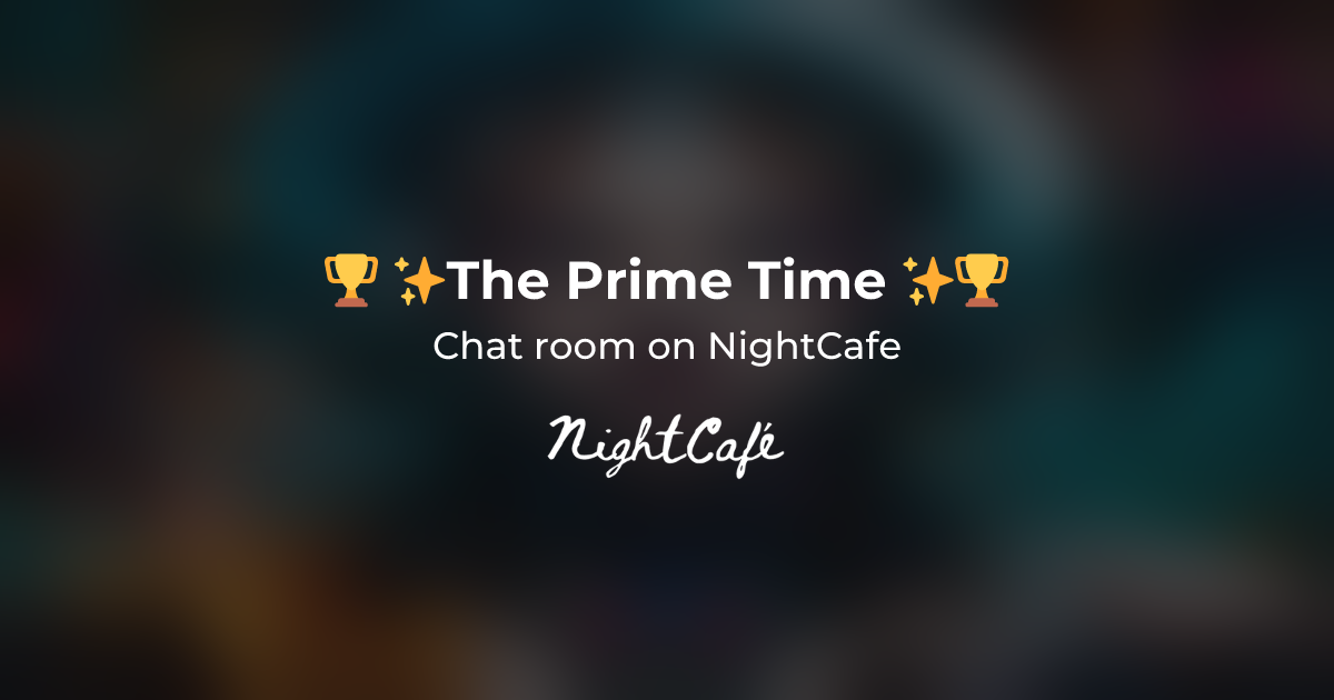 🏆 The Prime Time 🏆 - Chat room on NightCafe - NightCafe